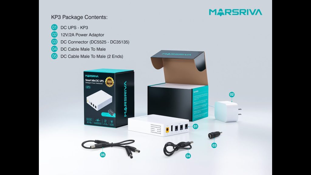 MARSRIVA KP3 SMART MINI DC UPS - Safan Gadget
